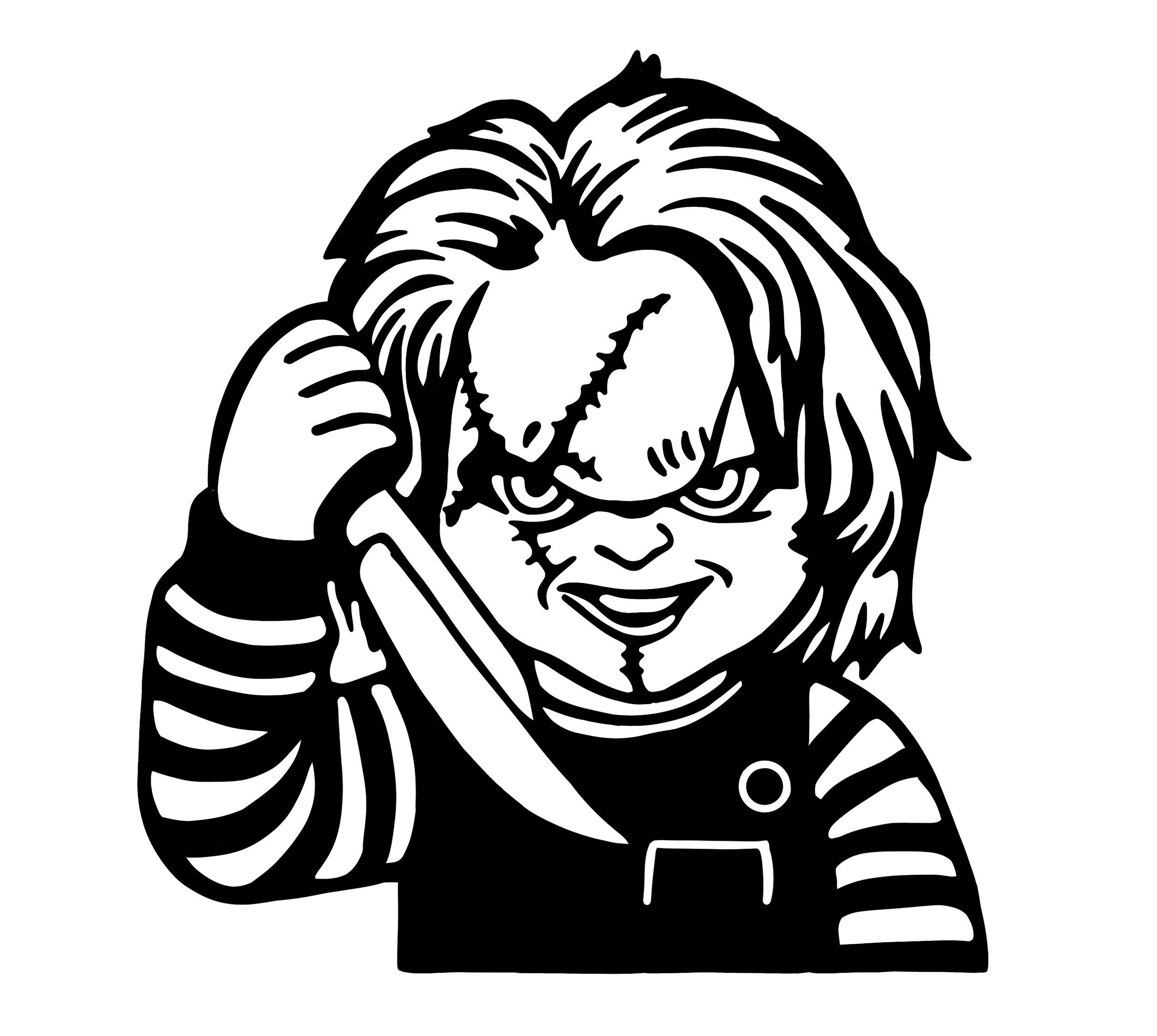 Chucky (child's Play) Vinyl Decal - Etsy