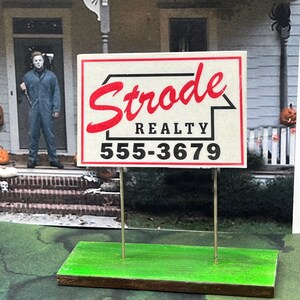 Strode Realty Scale Sign Replica From Halloween - Etsy
