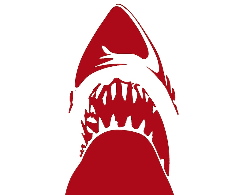 Jaws Vinyl Decal Sticker - Etsy