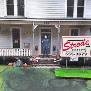 Strode Realty Scale Sign Replica From Halloween - Etsy