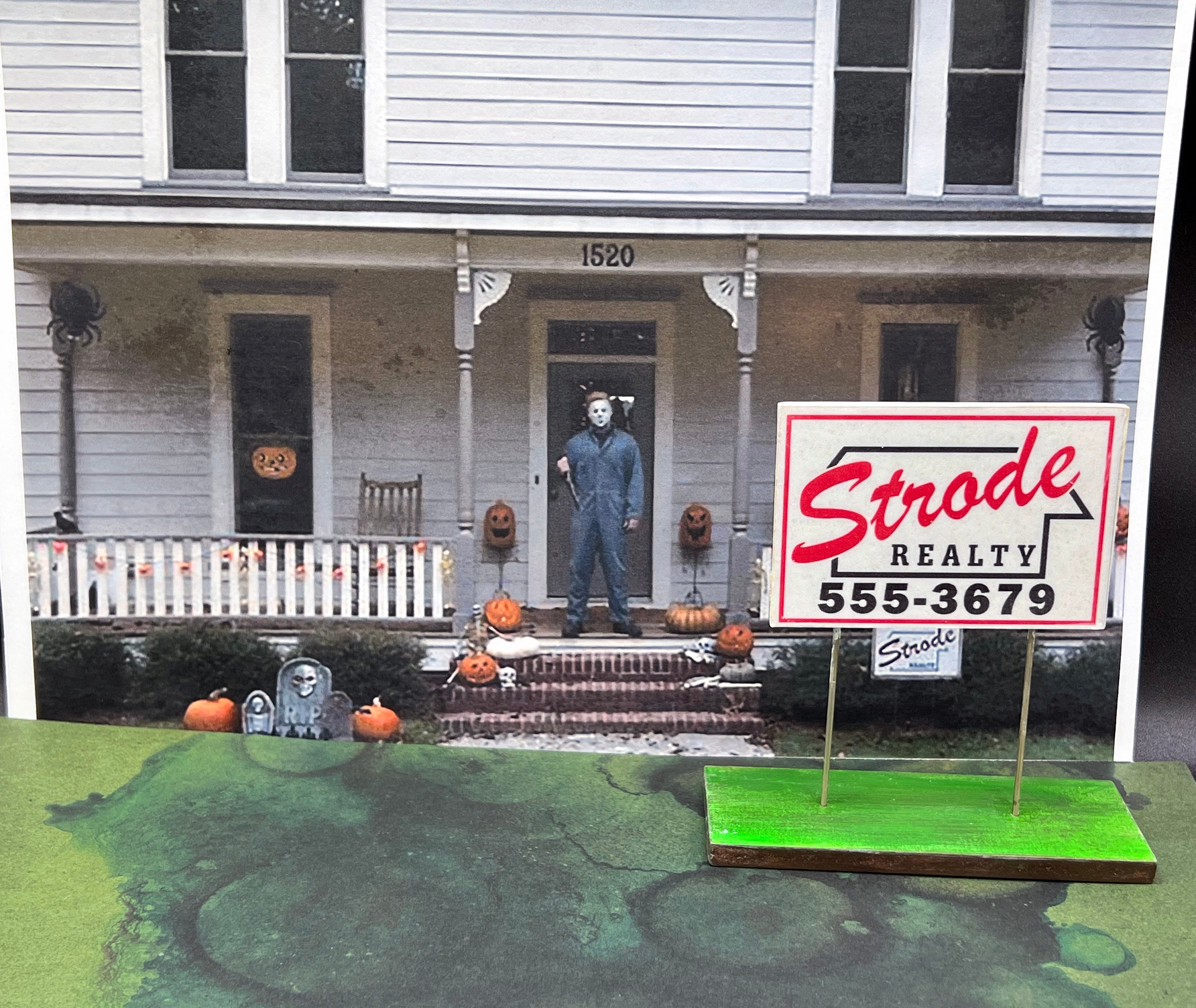 Strode Realty Scale Sign Replica From Halloween - Etsy