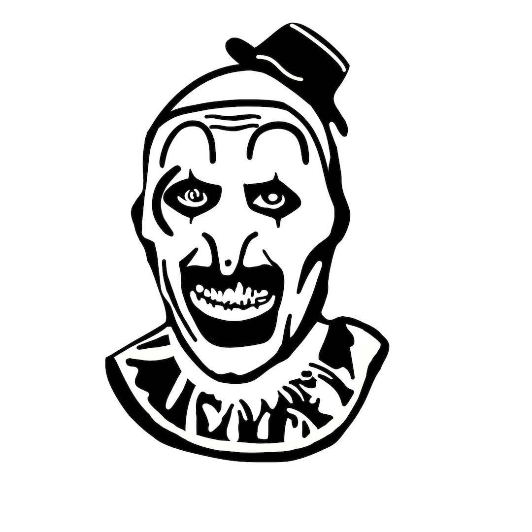 Art the Clown (terrifier) Vinyl Decal Sticker - Etsy
