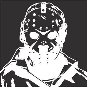 Jason Voorhees (friday the 13th) Vinyl Decal Sticker - Etsy