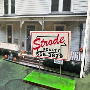 Strode Realty Scale Sign Replica From Halloween - Etsy