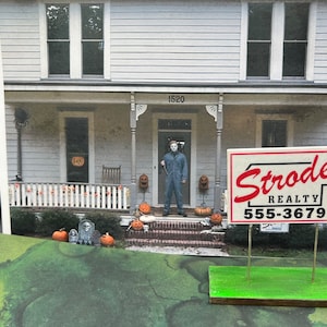 Strode Realty Scale Sign Replica From Halloween - Etsy