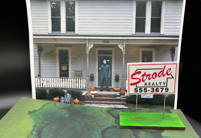 Strode Realty Scale Sign Replica From Halloween - Etsy