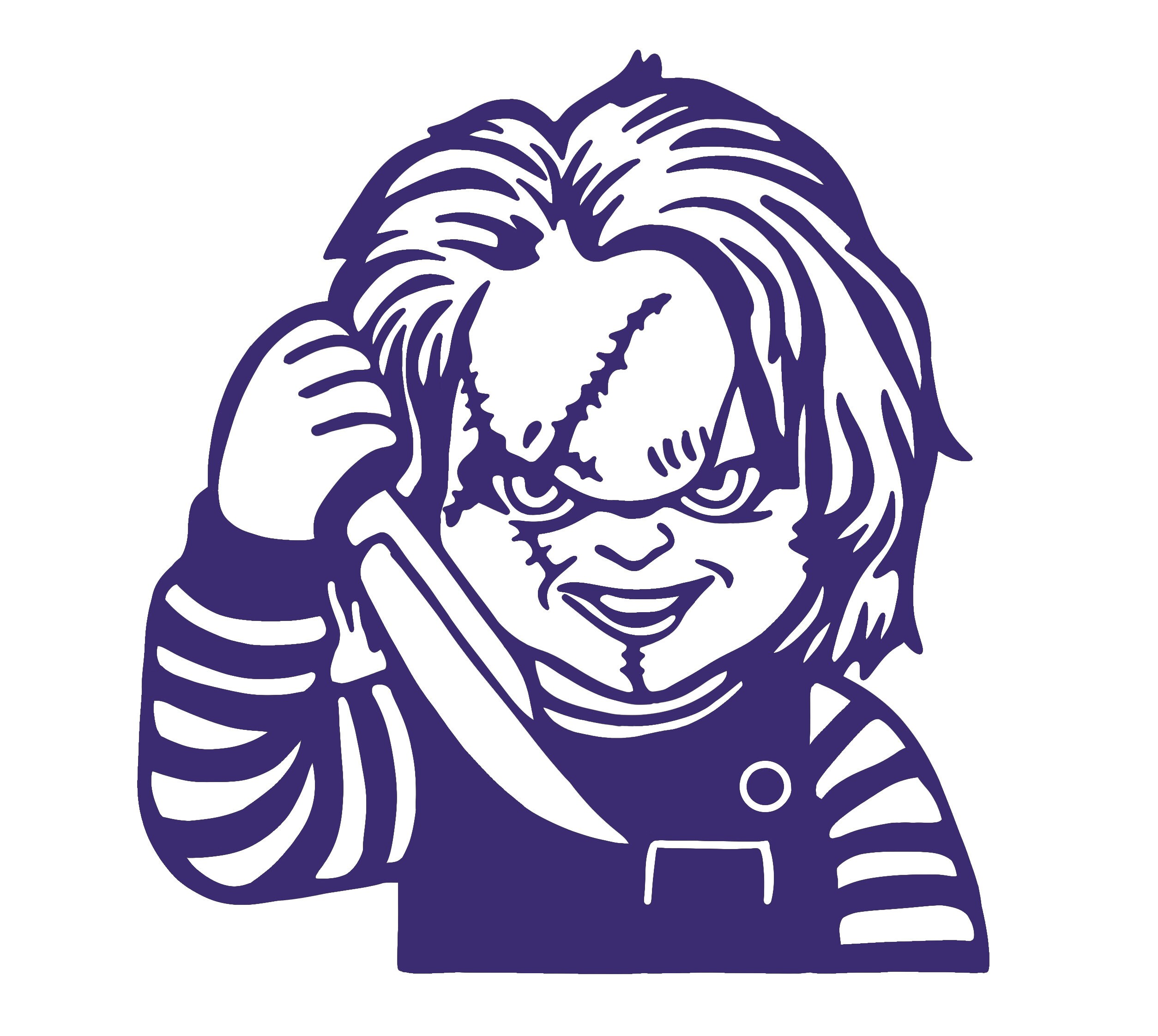 Chucky (child's Play) Vinyl Decal - Etsy
