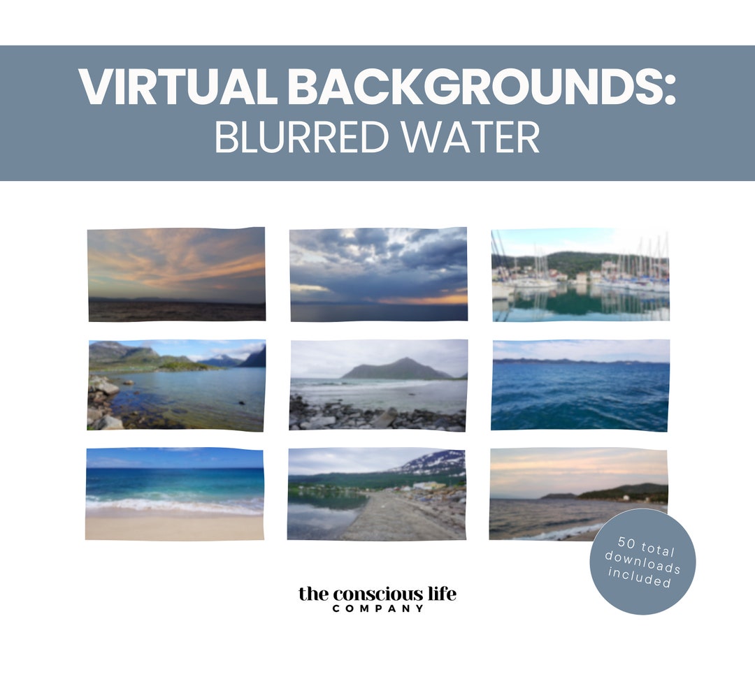 Blurred Virtual Backgrounds Multi-pack Zoom Backgrounds - Etsy