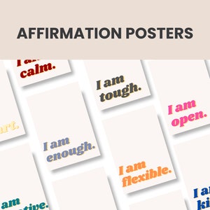 Affirmation Posters | Classroom Posters | Counseling Office Posters ...