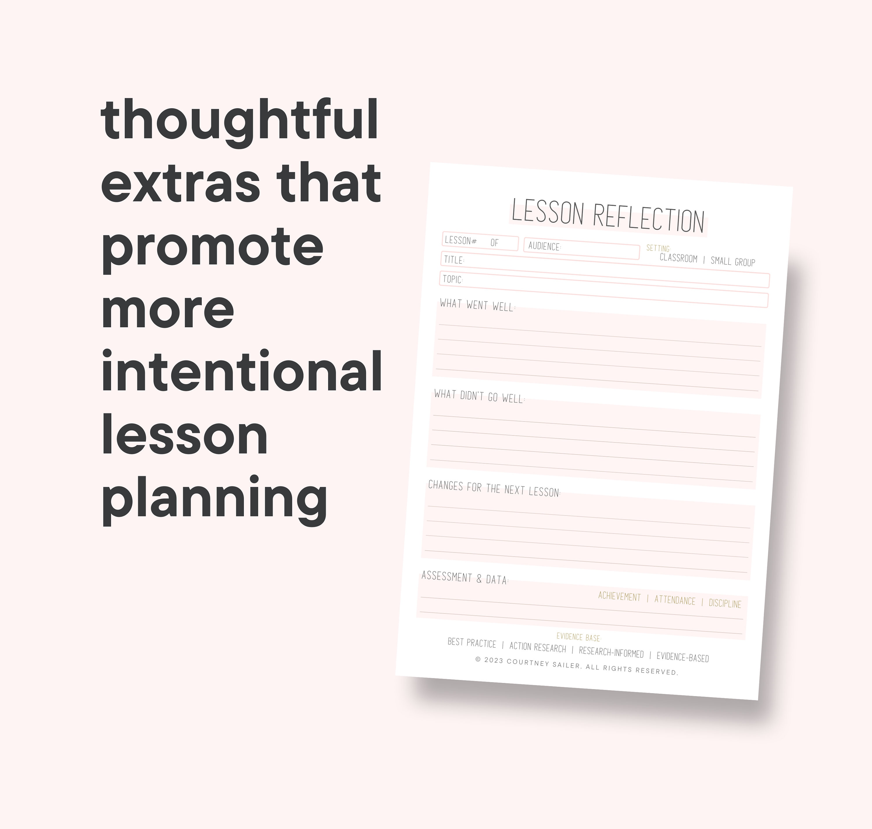 School Documentation Mini Bundle | Lesson Plan | Session Notes | Group ...