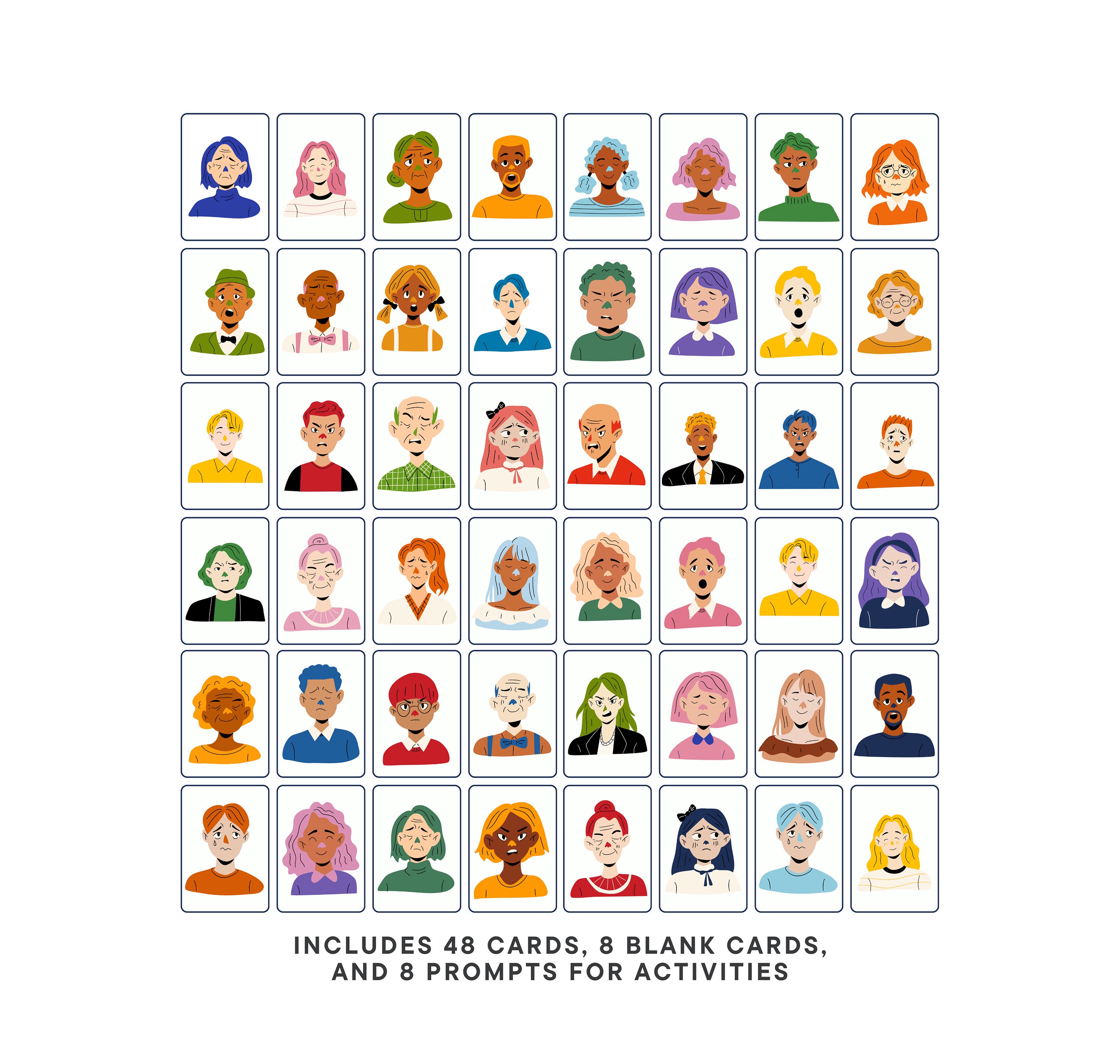 Feelings Card Deck Social Stories Emotions Cards School - Etsy