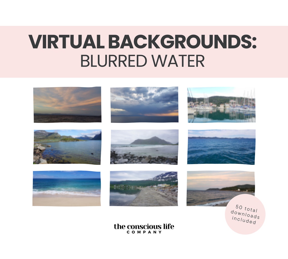 Blurred Virtual Backgrounds Multi-pack | Zoom Backgrounds | Skype ...