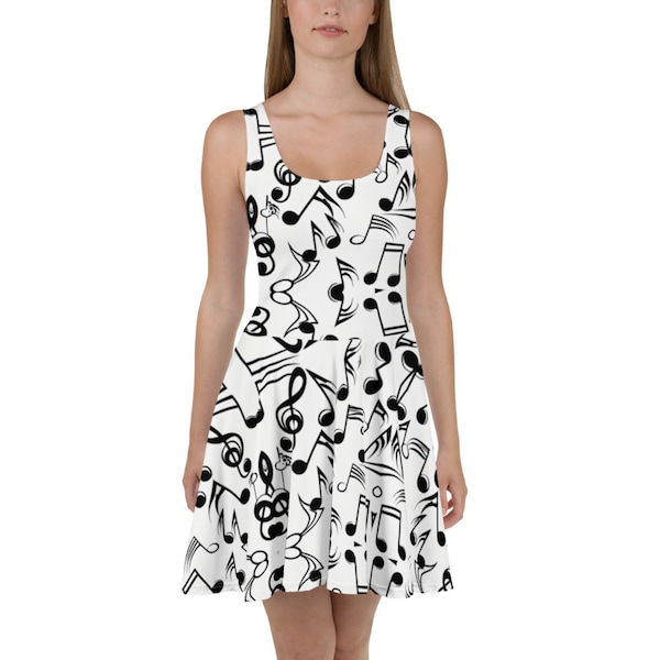 Music Note Dress - Etsy