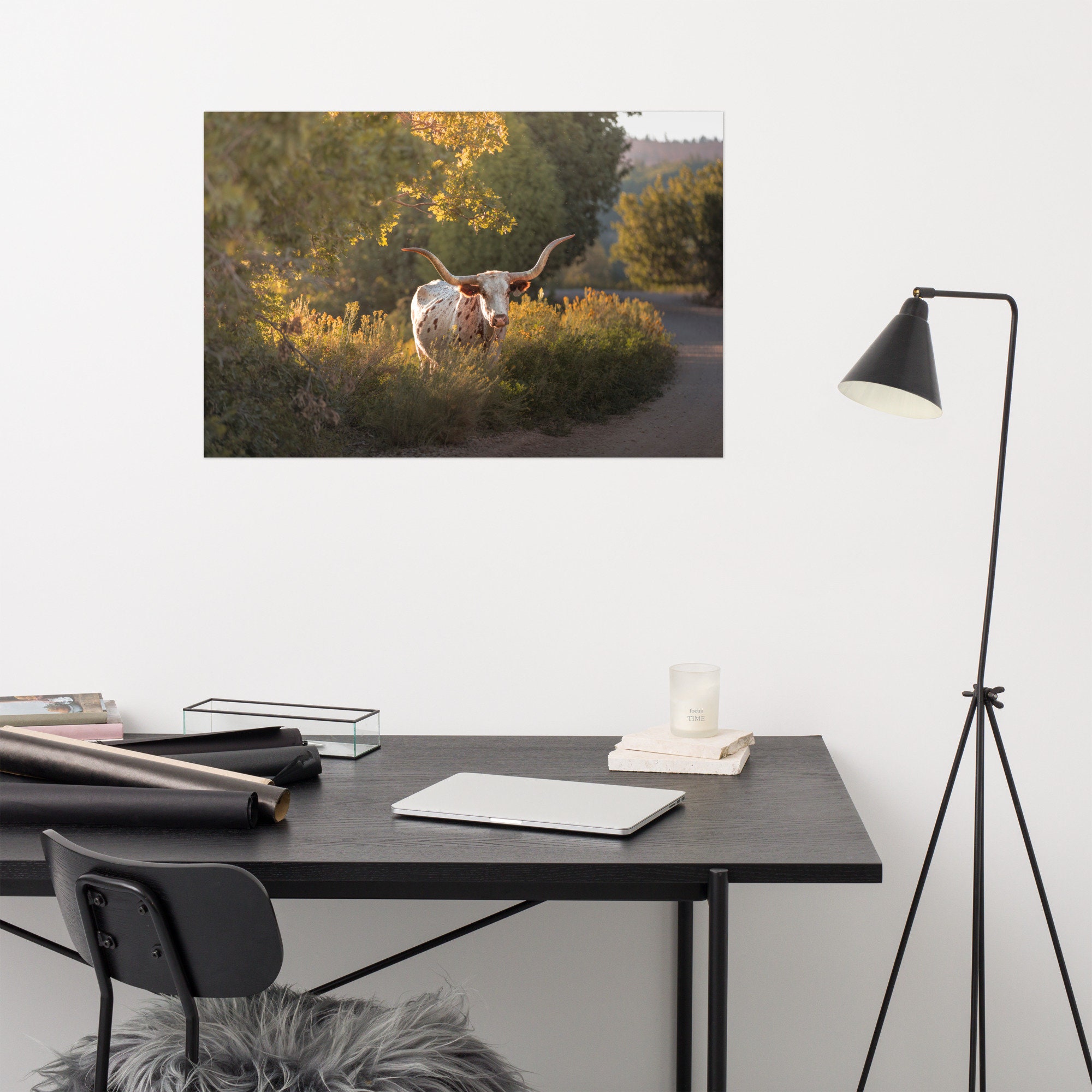 Longhorn Poster - Etsy