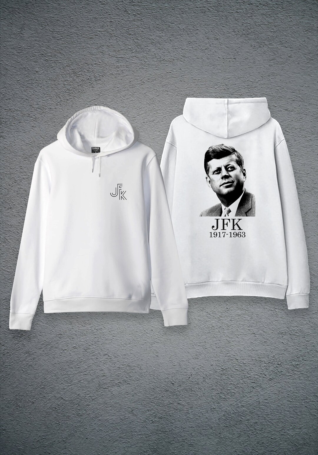 Iconic JFK Two Side Printed Special Design Unisex Sweatshirt, John F ...
