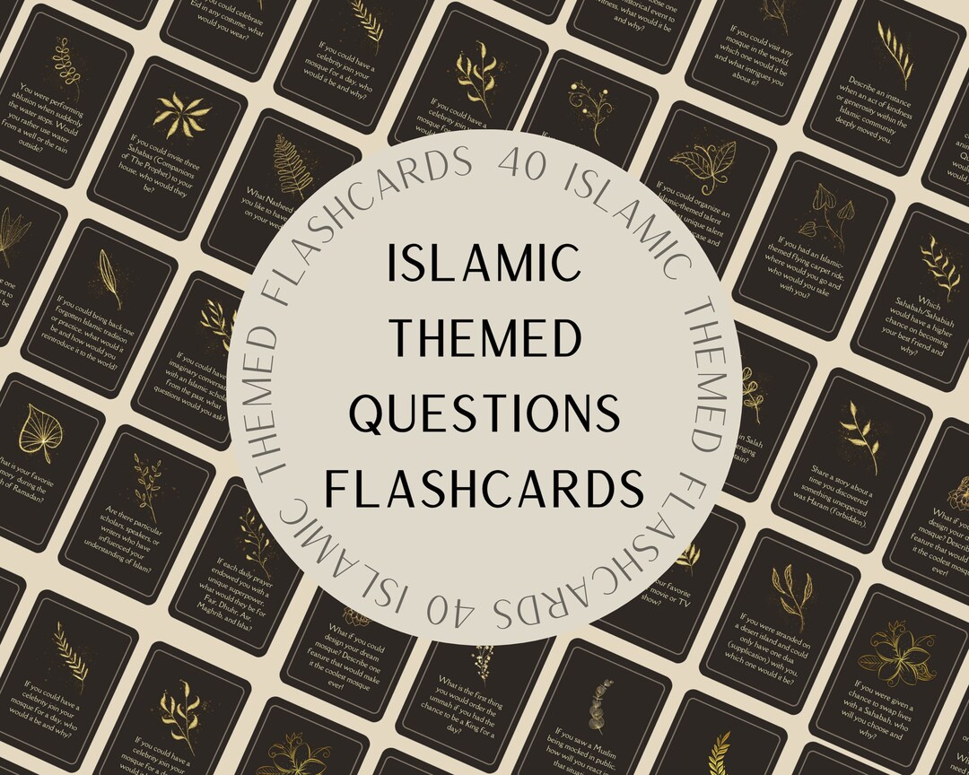 Printable Flashcards | Islamic Themed Flashcards | Games for Muslims ...