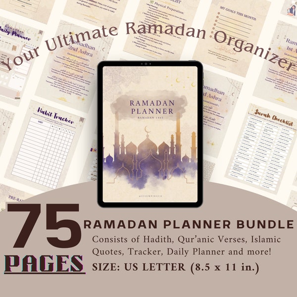 Ramadan Planner - Etsy