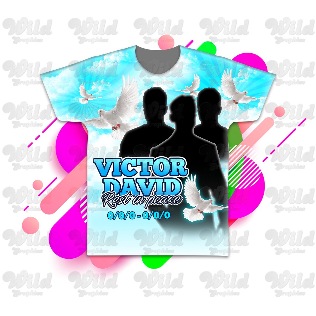 Plantilla de Photoshop editable digital Funeral RIP Memorial para ...