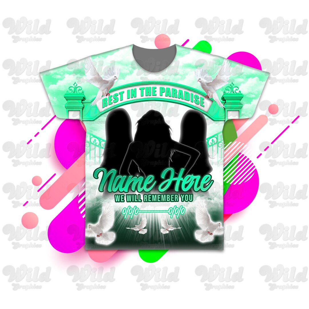 Plantilla de Photoshop editable digital Funeral RIP Memorial para ...