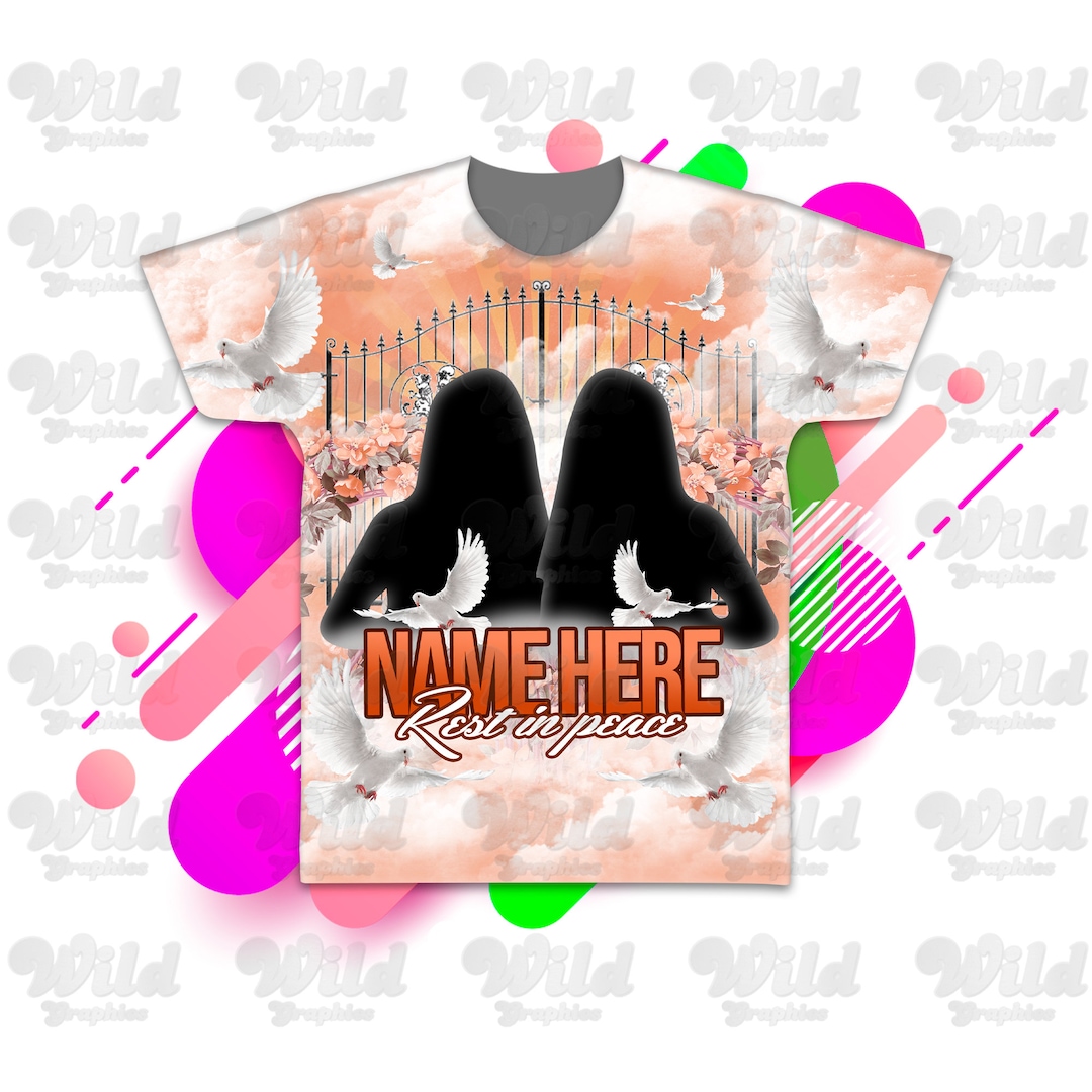 Funeral RIP Memorial Digital Editable Photoshop Template for All Over ...