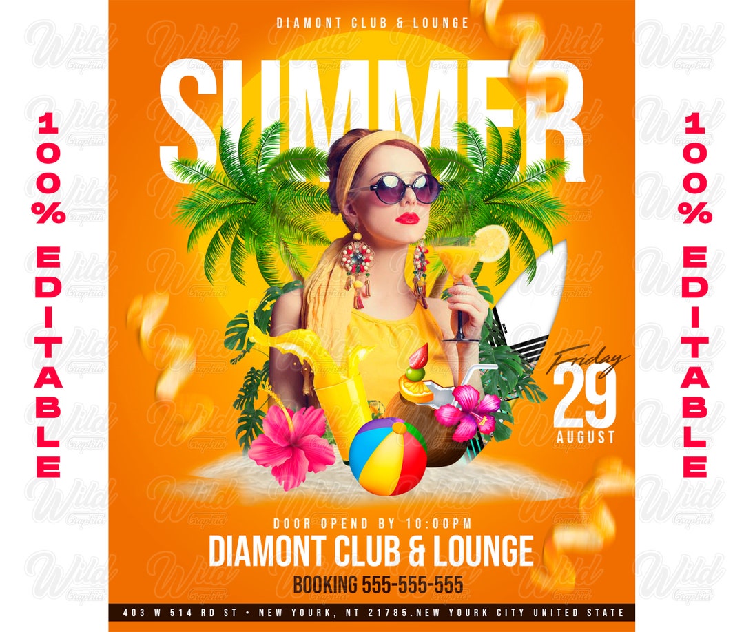 Flyer Template, Club Flyer, Flyer Template Design, Event Flyer, Party ...