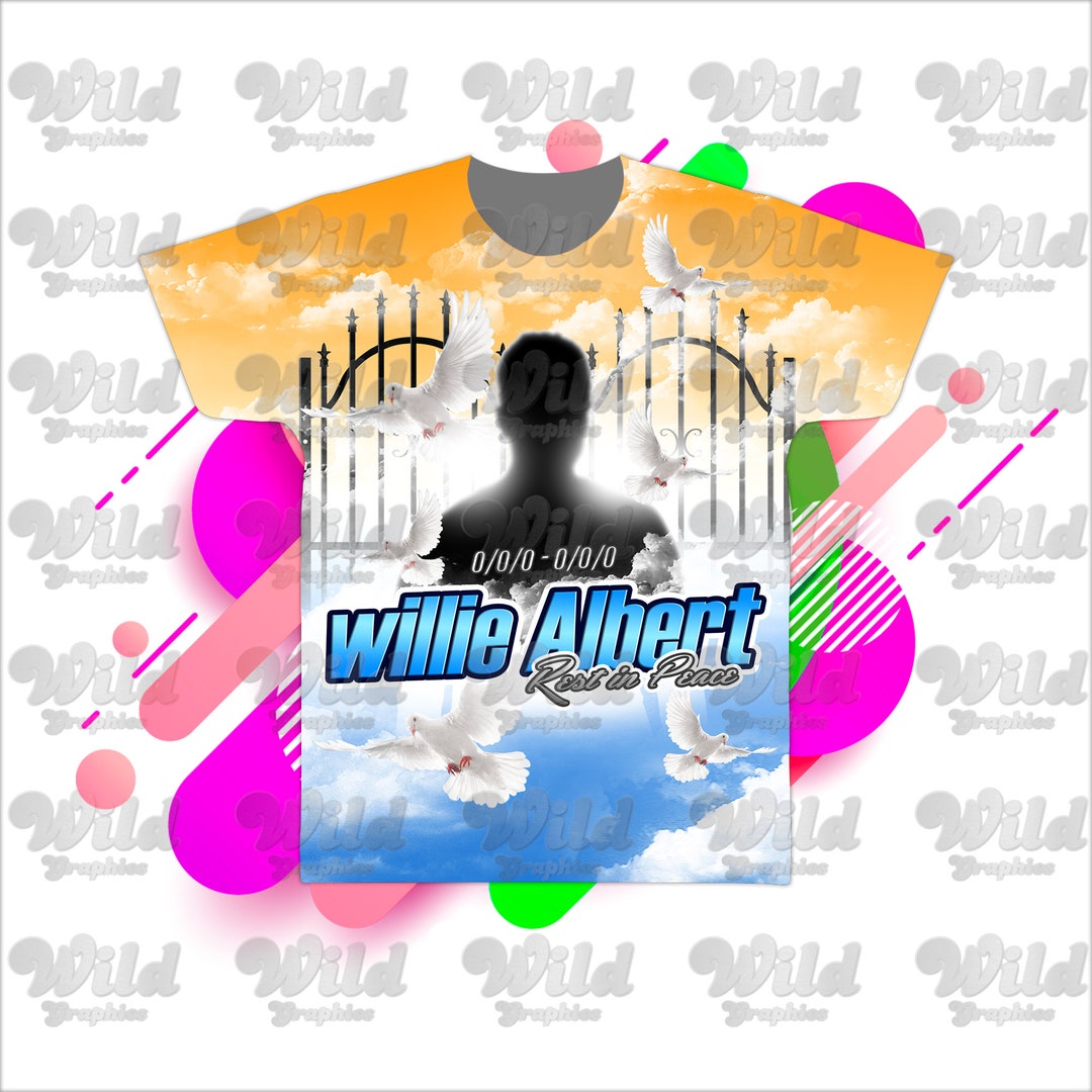 Plantilla de Photoshop editable digital Funeral RIP Memorial para ...