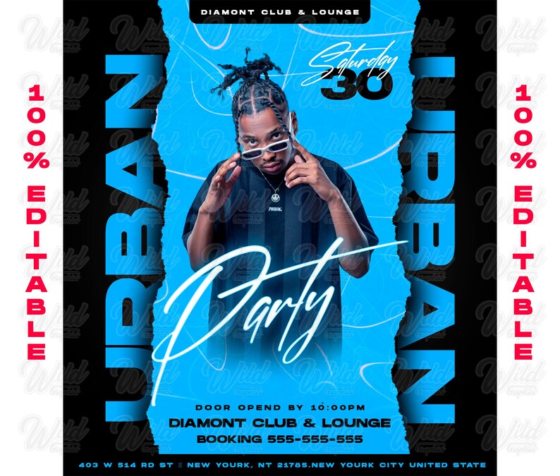 Flyer Template, Club Flyer, Flyer Template Design, Event Flyer, Party ...