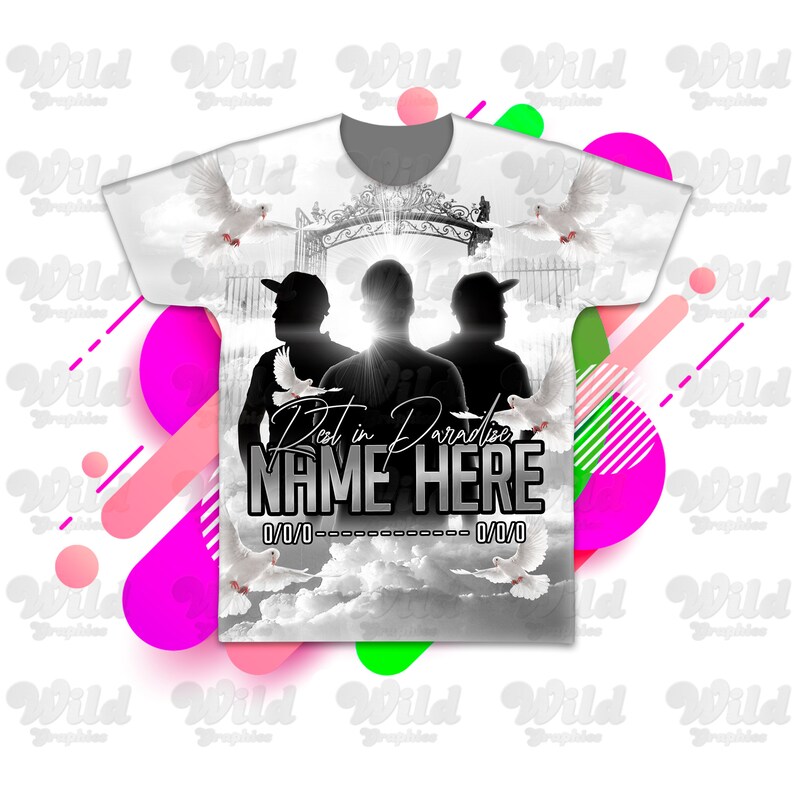 Funeral RIP Memorial Digital Editable Photoshop Template for All Over ...