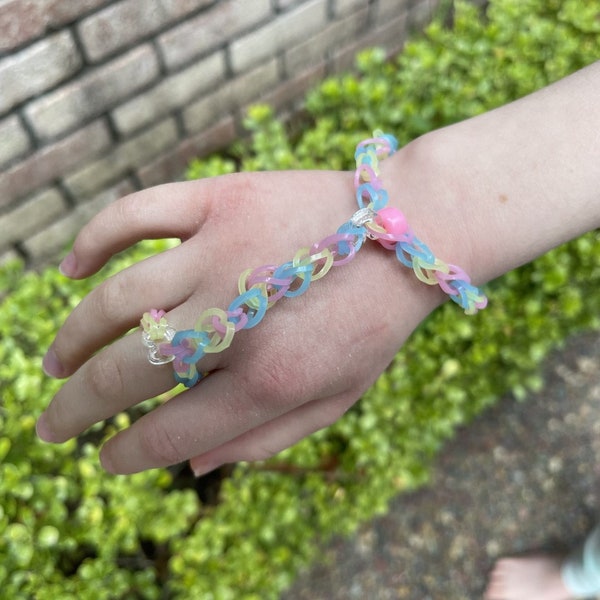 Rainbow Loom Bracelet - Etsy