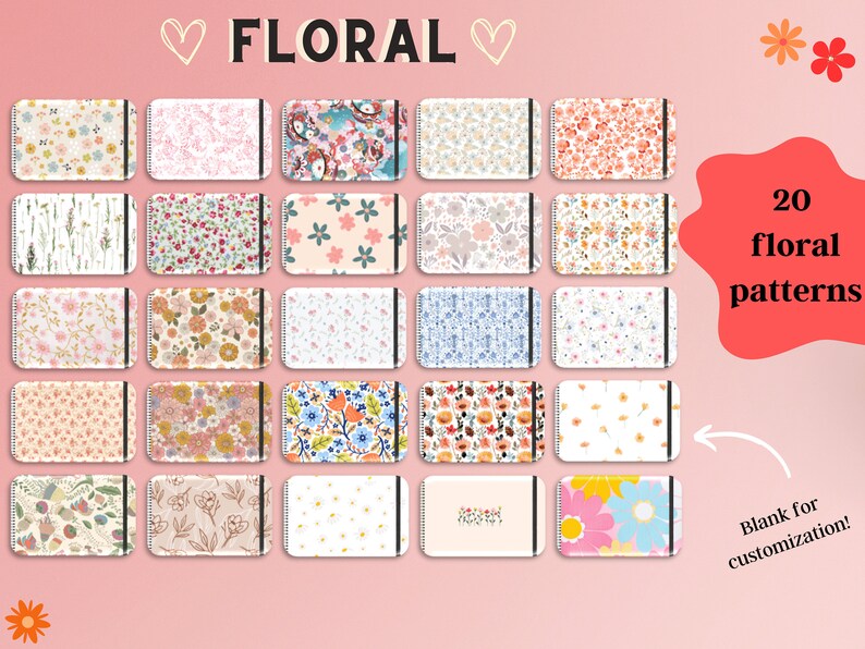 80 Landscape Goodnotes Covers, Digital Notebook Cover, Patterns ...