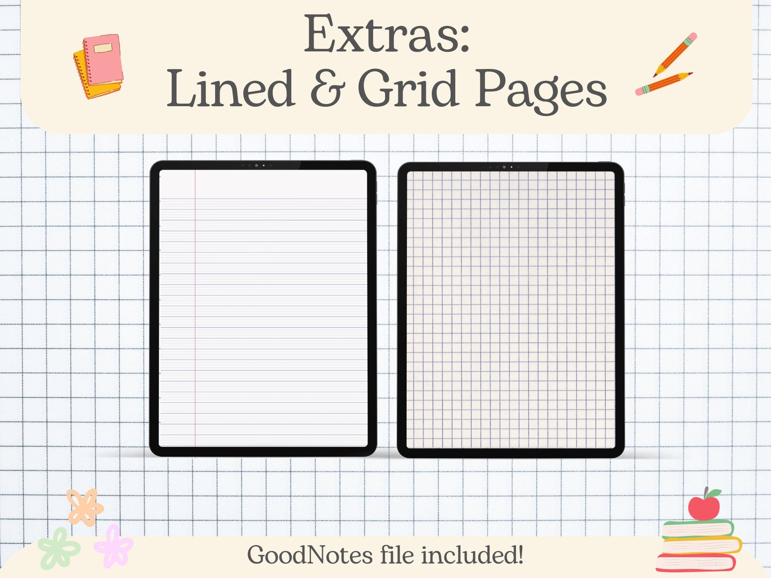 12 Goodnotes Covers, Digital Notebook Cover, Composition Notebook Cover ...