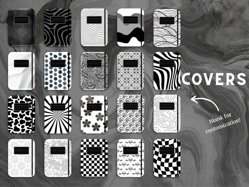 100 Goodnotes Covers, Digital Notebook Cover, Patterns Notebook Cover ...
