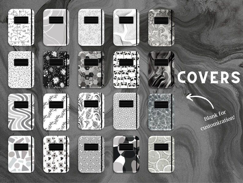 100 Goodnotes Covers, Digital Notebook Cover, Patterns Notebook Cover ...