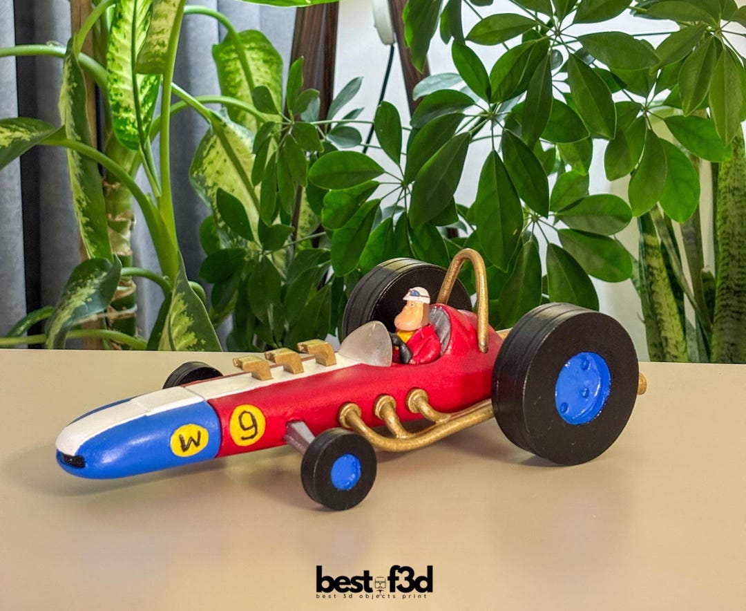 Wacky Races Peter Perfect Figurine – 3D Printed Retro Collectible - Etsy