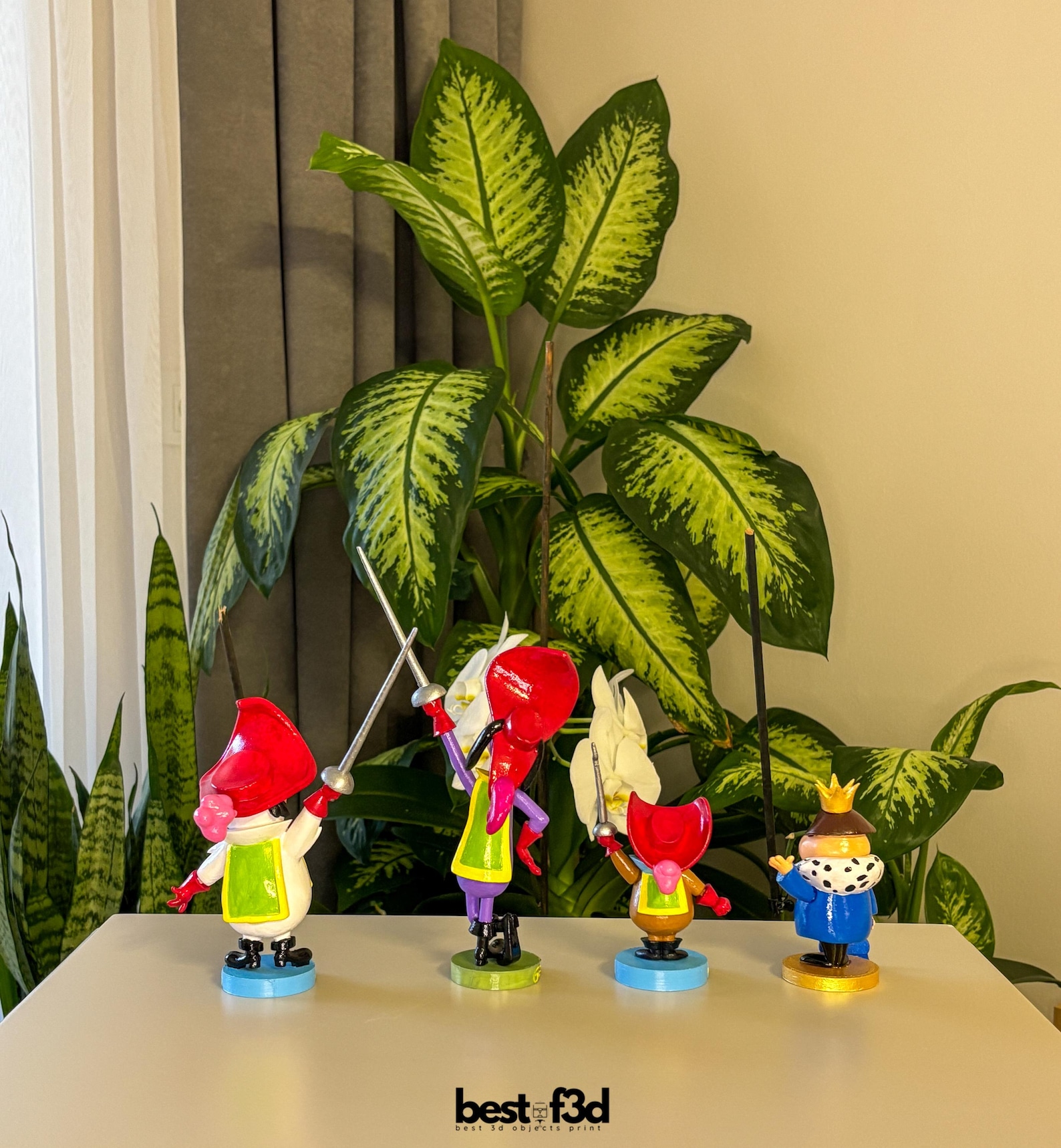 Yippee Hand-painted Collectible Figure Set - Yappee, Yahooey & King ...