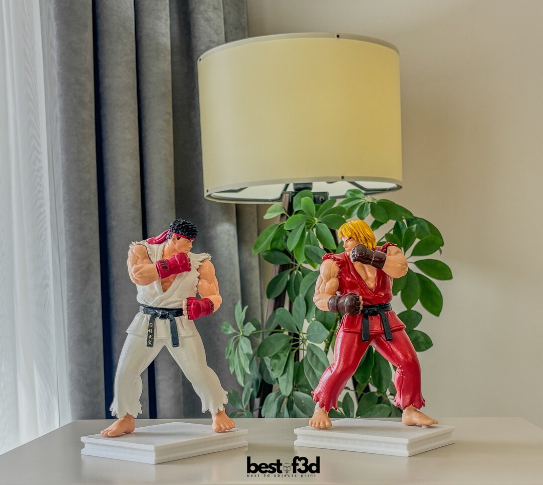 Street Fighter Ken & Ryu Action Figures Collectible Toys for Fans ...