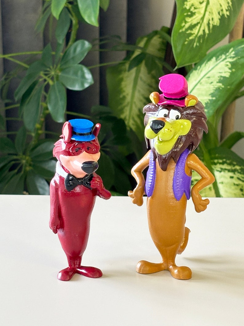 Lippy the Lion and Hardy Har Har Figures: 3D Printed Cartoon Decor - Etsy
