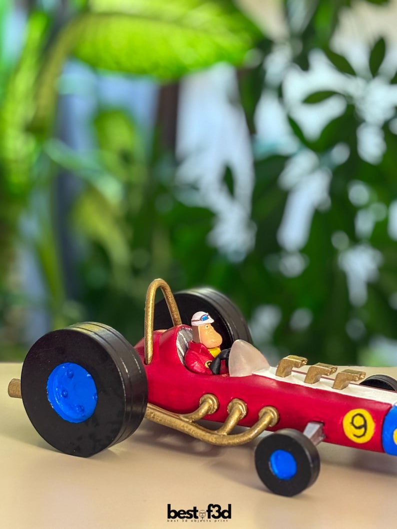 Wacky Races Peter Perfect Figurine – 3D Printed Retro Collectible - Etsy