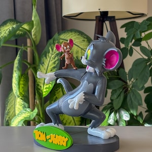 Tom and Jerry: the Iconic Duo - Classic Cartoon Art Print, Retro Wall ...