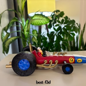 Wacky Races Peter Perfect Collectible Figurine - Retro Cartoon Gift ...