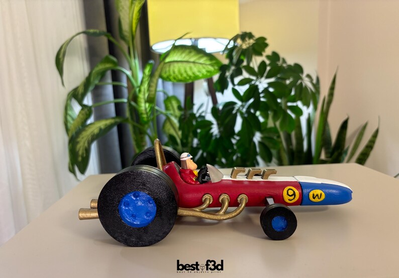 Wacky Races Peter Perfect Figurine – 3D Printed Retro Collectible - Etsy
