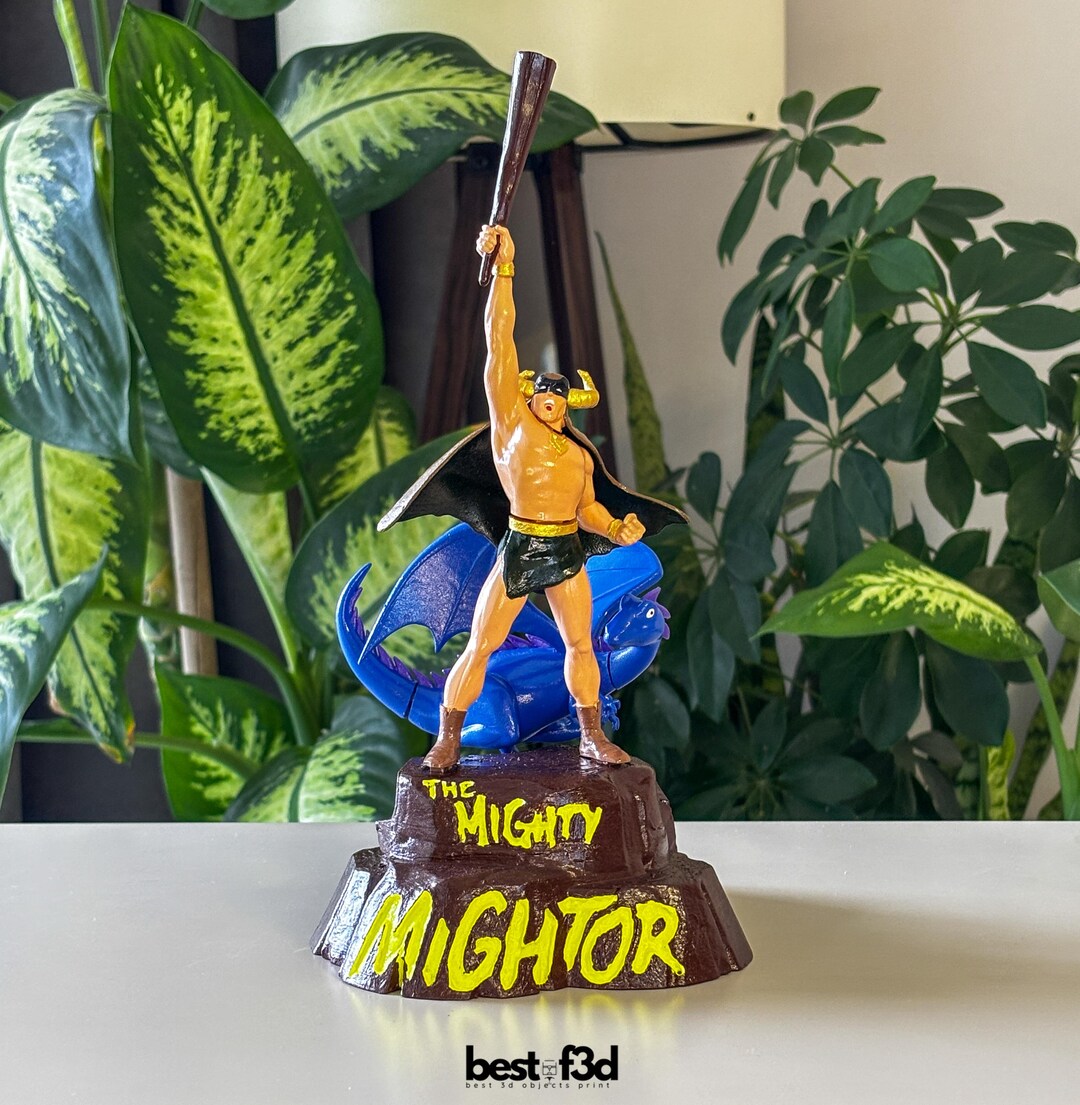 Mighty Mightor Action Figure Vintage Retro Toy Collectible Classic ...