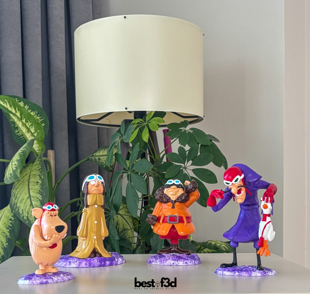Muttley and Dastardly Collectible Figurines | Dick Klunk and Zilly ...