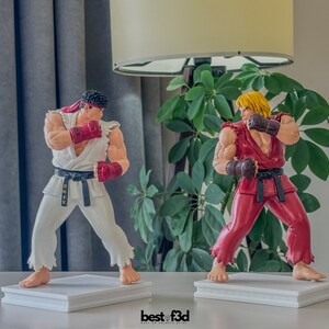 Street Fighter Ken & Ryu Action Figures Collectible Toys for Fans ...