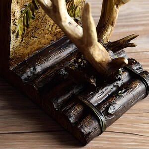 Antler Bookends | Unique Bookends | Bookshelf Decor | Home Decor | Deer ...