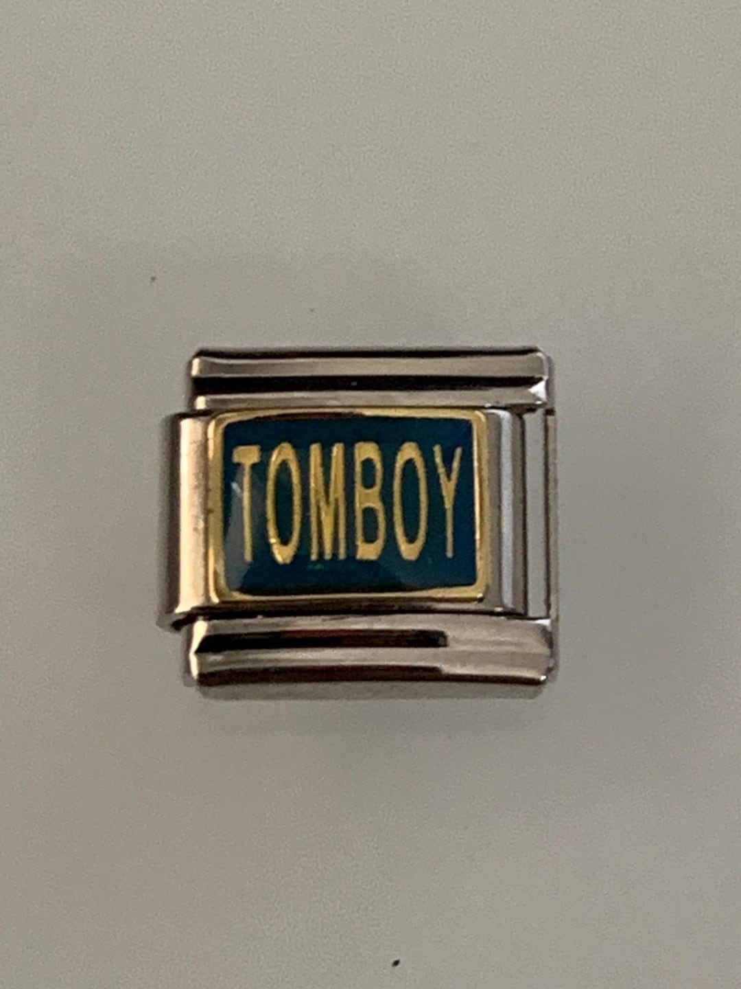 Tomboy 9mm Italian Charm for Italian Charm Bracelets Stainless Steel ...