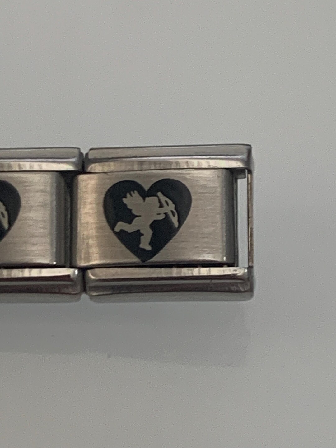 Cupid Laser 9mm Italian Charm for Italian Charm Bracelets Stainless ...