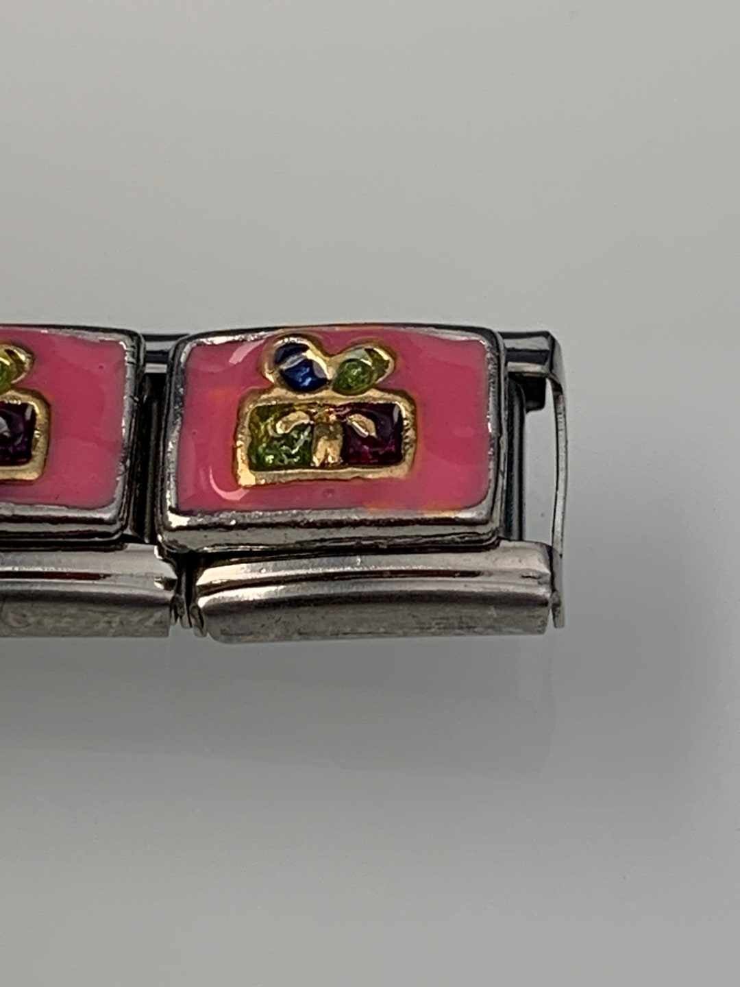 Present 9mm Italian Charm for Italian Charm Bracelets Stainless Steel ...