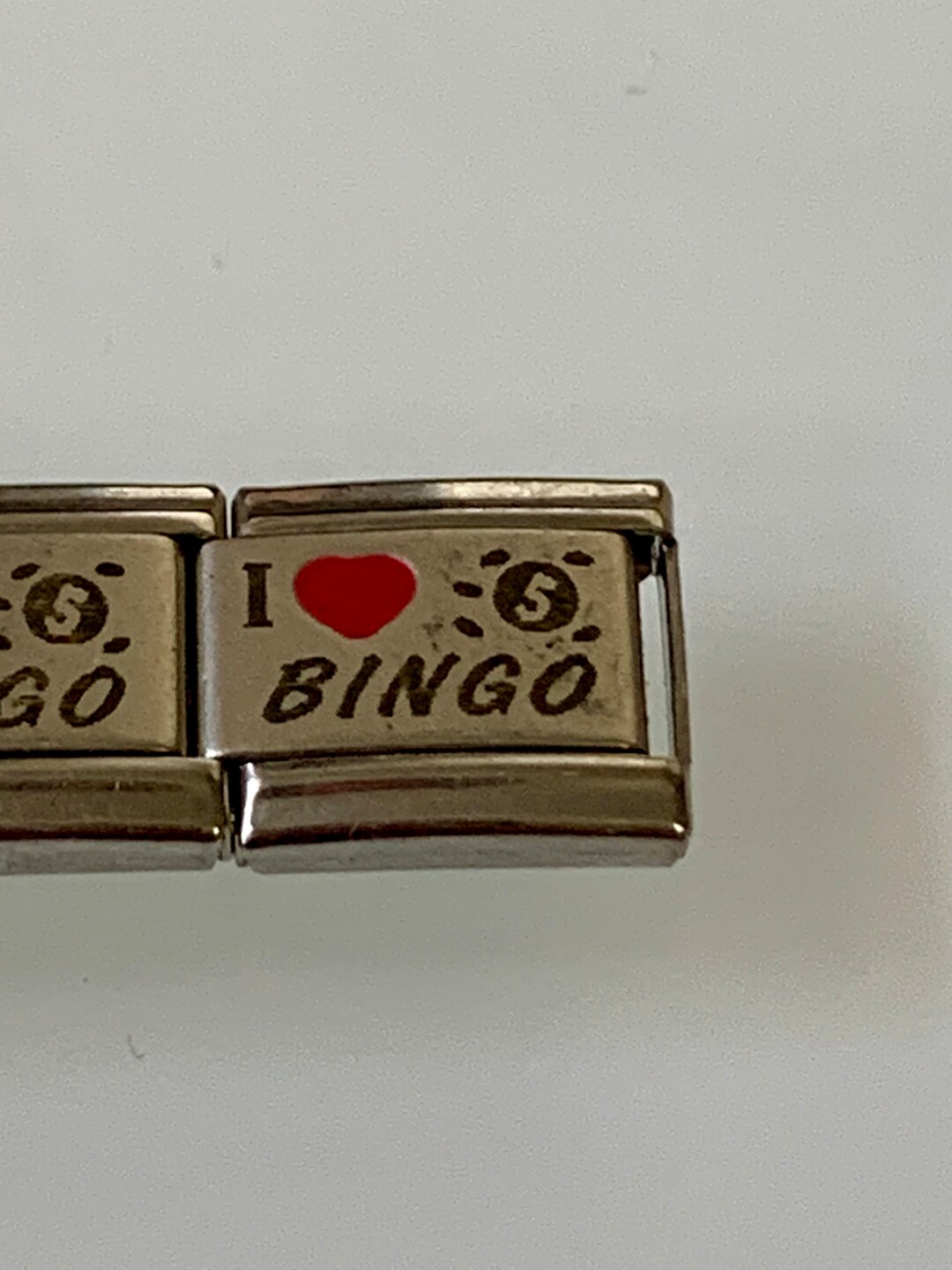 I Heart Bingo Laser 9mm Italian Charm for Italian Charm Bracelets ...