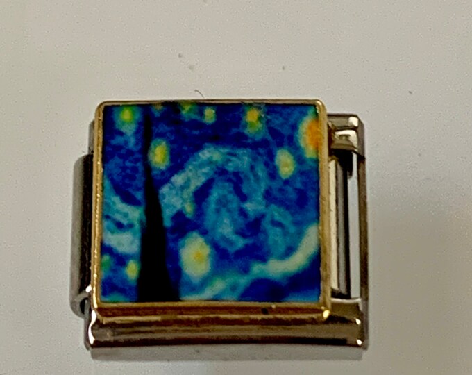 Famous Painting 9mm Italian Charm for Italian Charm Bracelets Stainless ...